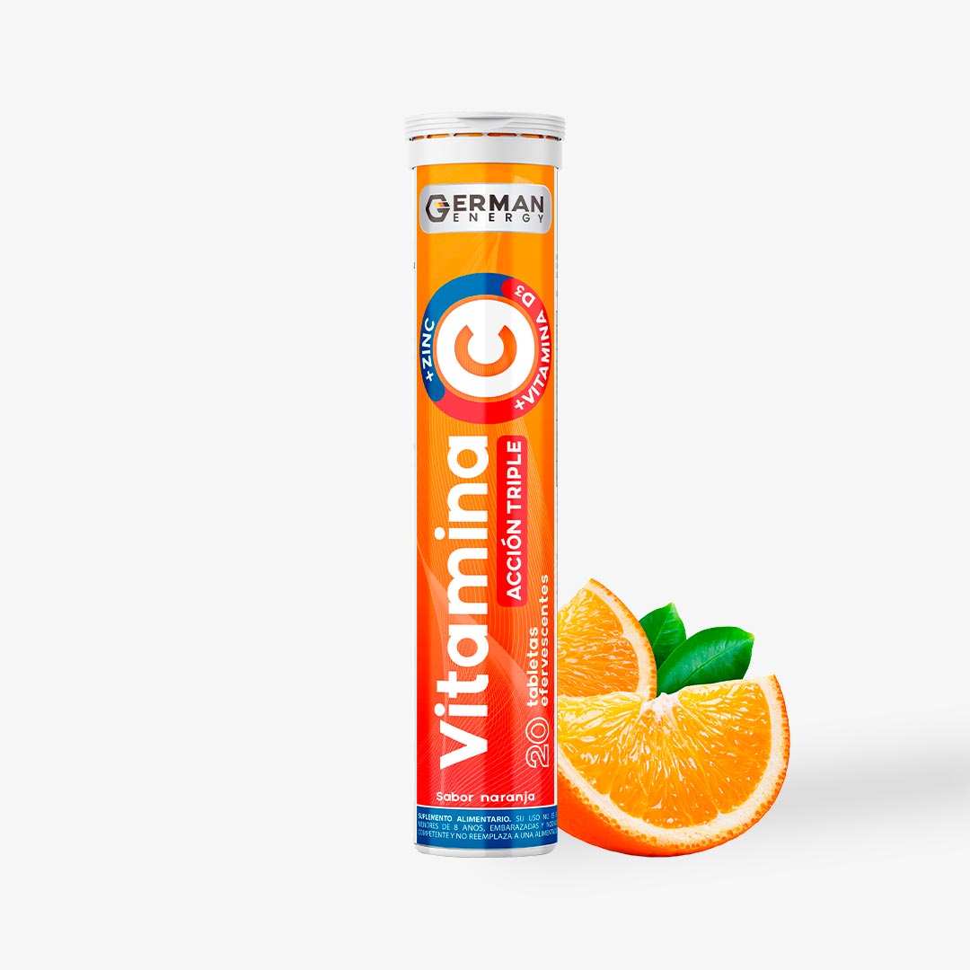 Vitamina C Acción Triple – German Energy – Vitaminas y minerales