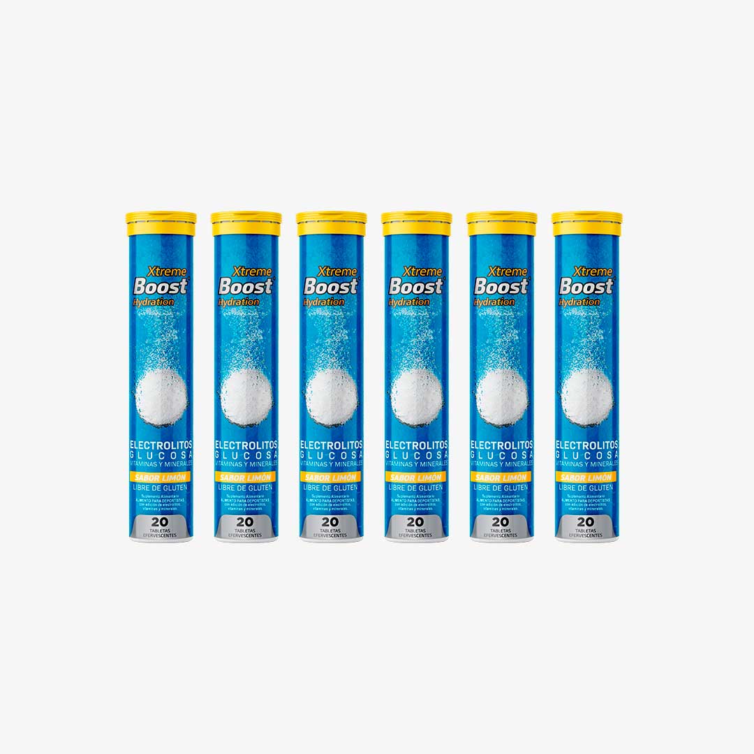 Xtreme Boost Hydration Limón – German Energy – Vitaminas y minerales