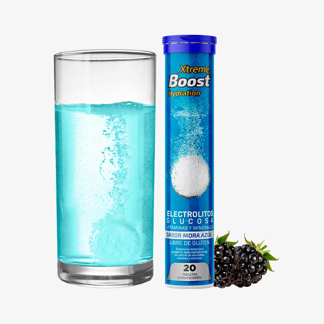 Xtreme Boost Hydration Mora Azul – German Energy – Vitaminas y minerales